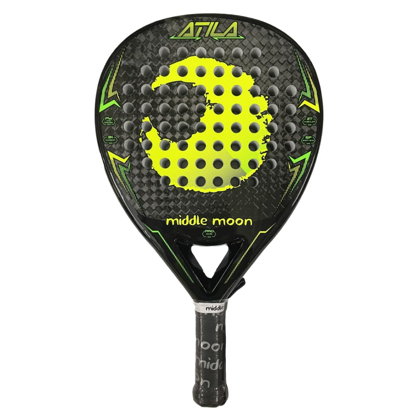 MIDDLE MOON ATILA CARBON 12K ROUGH – GCC PADEL