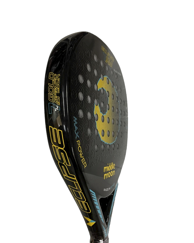 MIDDLE MOON ECLIPSE 7 CARBON GOLD ATTACK BLACK SERIES – GCC PADEL