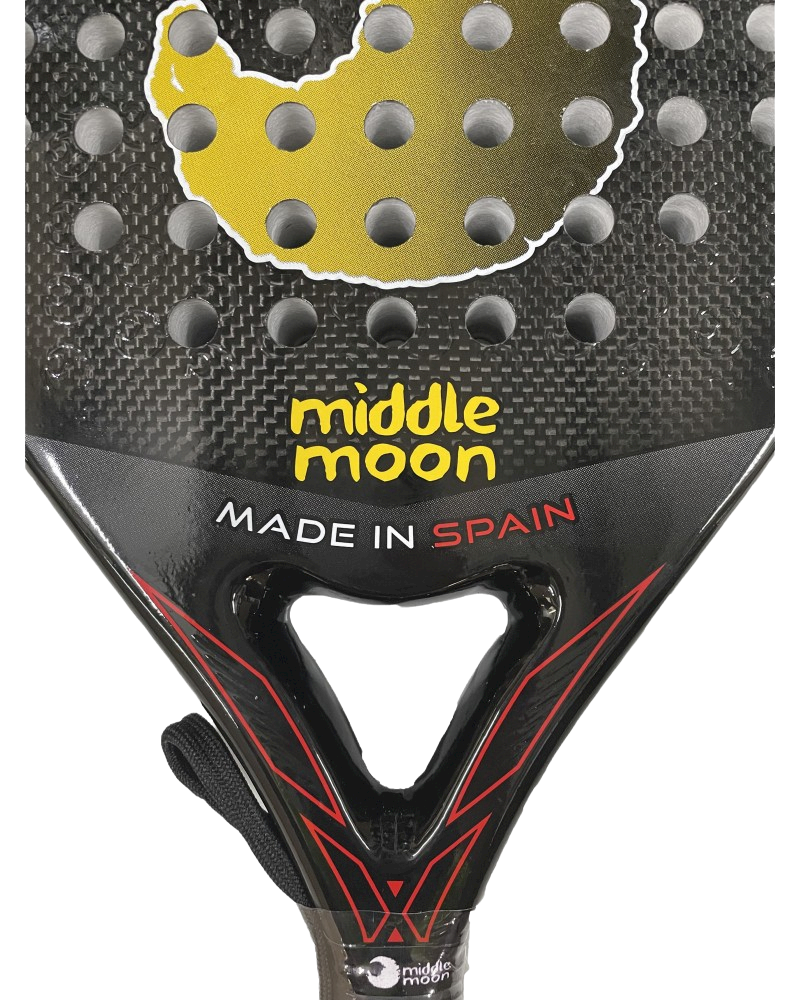 PADEL RACKET MIDDLE MOON ECLIPSE 7 CARBON GOLD BLACK SERIES – GCC PADEL